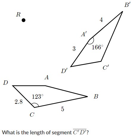 Find measures using rigid transformations – Success Tutoring